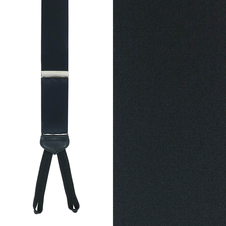 Sutton Solid Color Silk Formal End Braces by Trafalgar Men's Accessories